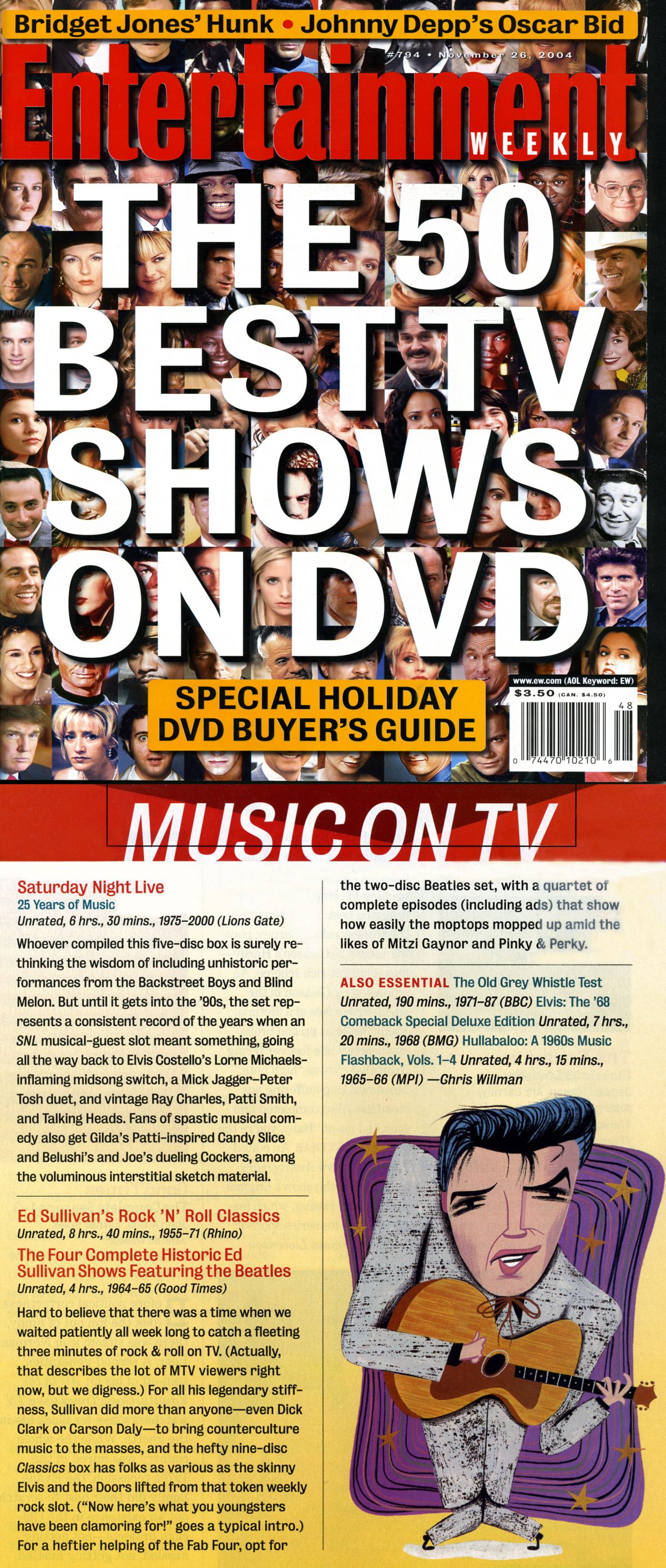 Entertainment Weekly: The 50 Best TV Shows on DVD - Ed Sullivan Show